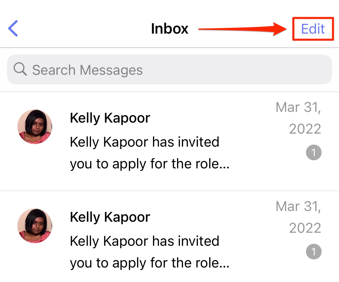 Archiving A Message On Ios Backstage Mandy Starnow Help Center 